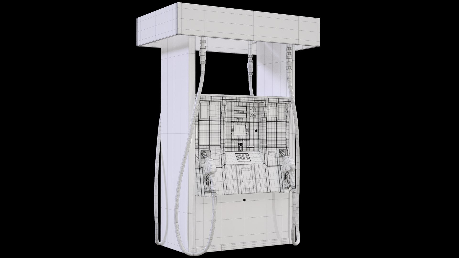 3D Fuel Dispenser Model - TurboSquid 1798213