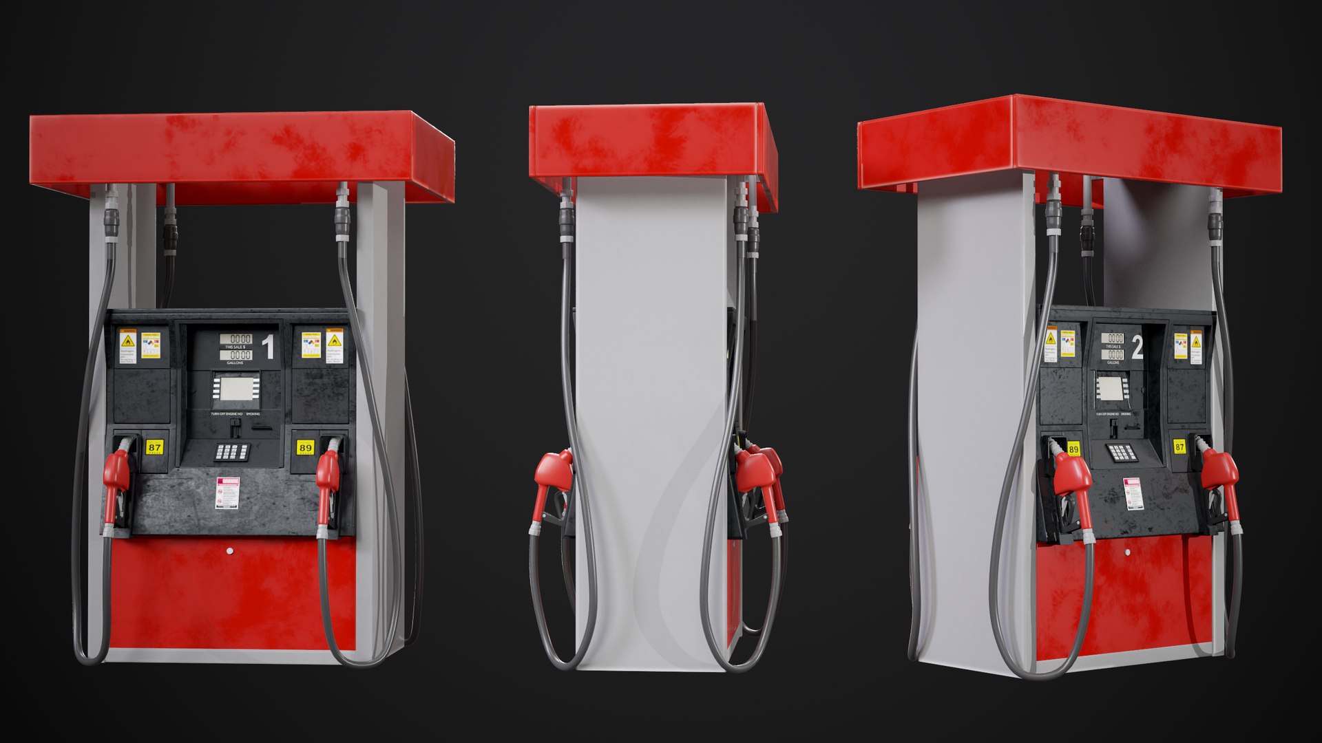 3D Fuel Dispenser Model - TurboSquid 1798213