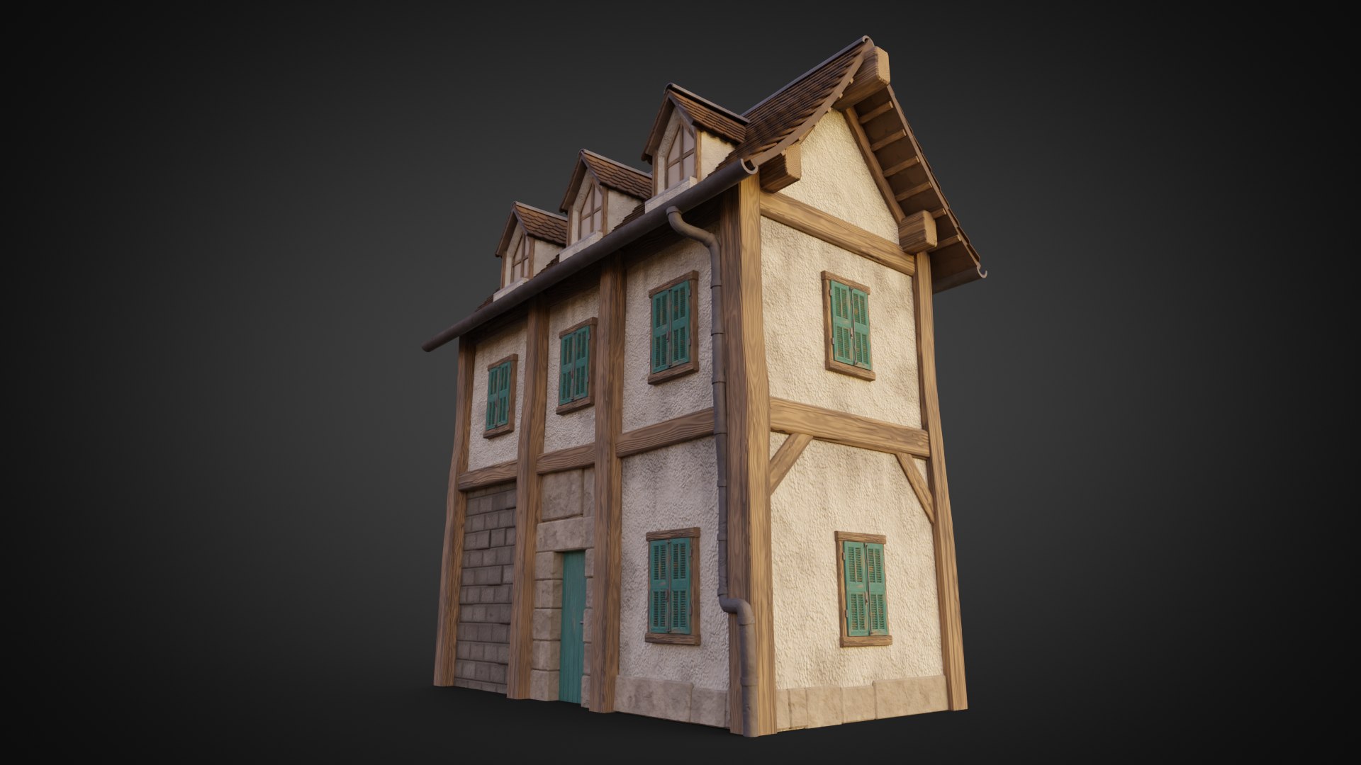 Stylized Old House 3D - TurboSquid 2113115