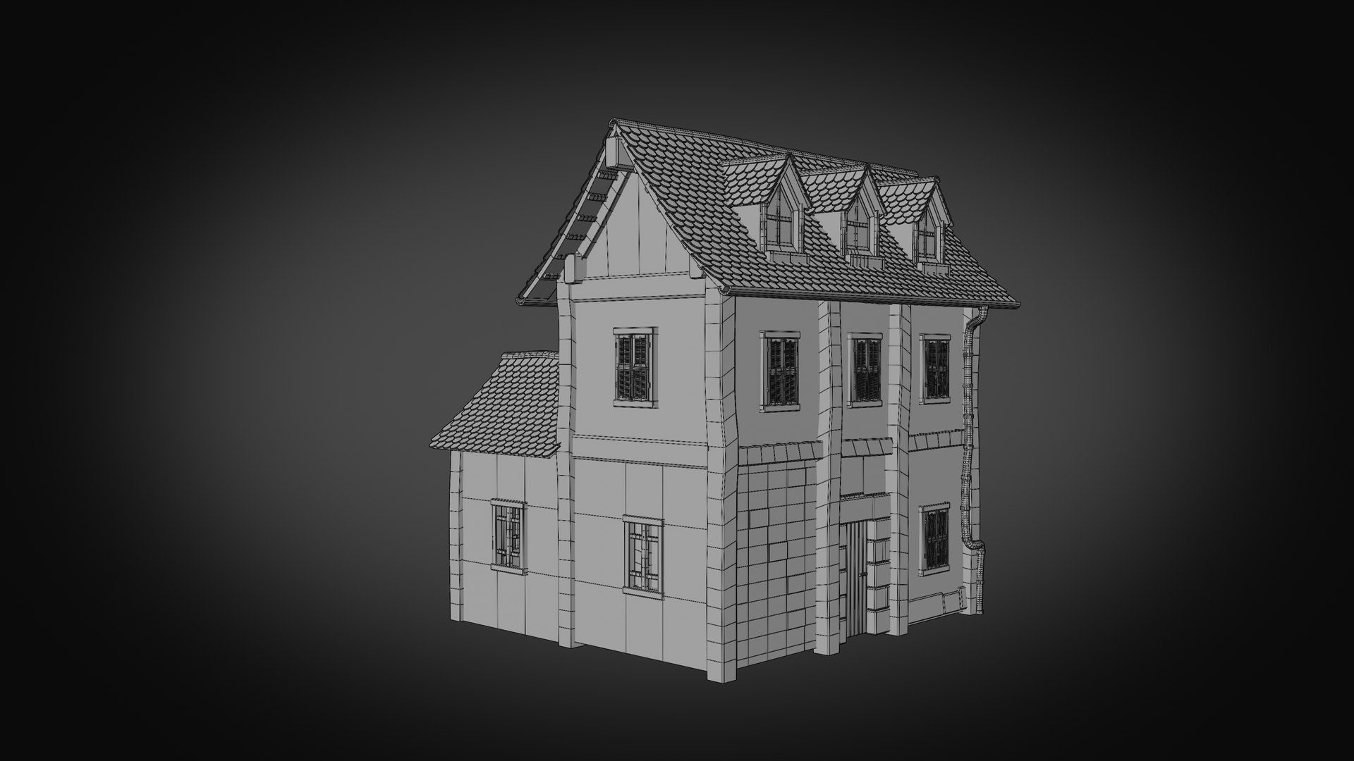 Stylized Old House 3D - TurboSquid 2113115