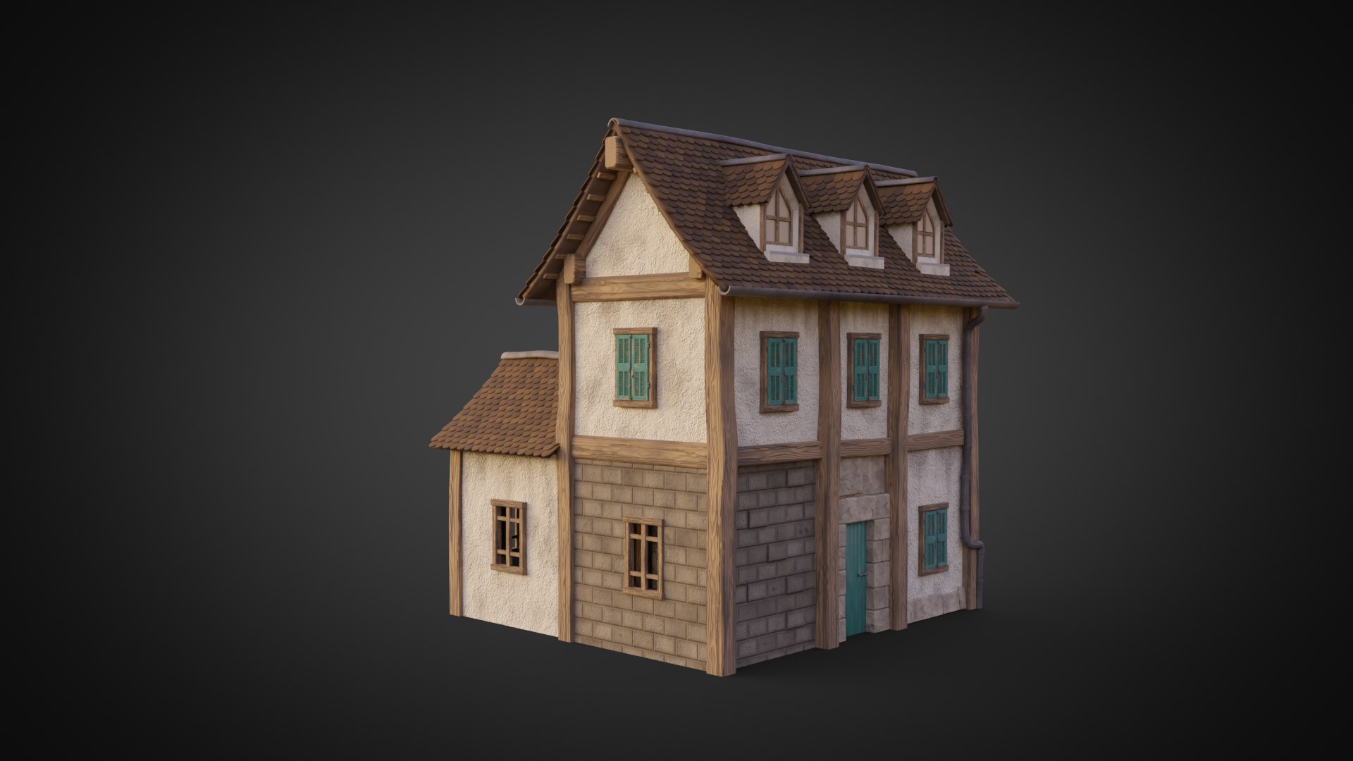Stylized Old House 3D - TurboSquid 2113115