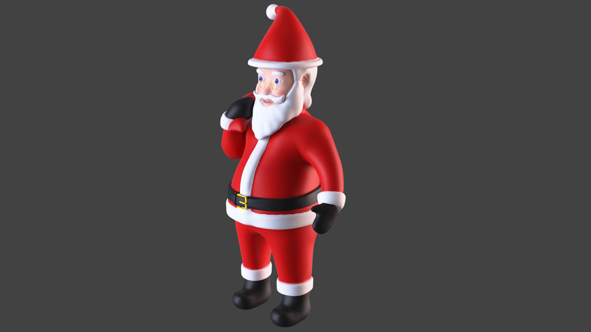 3D model santa claus decorative figurine - TurboSquid 1662241