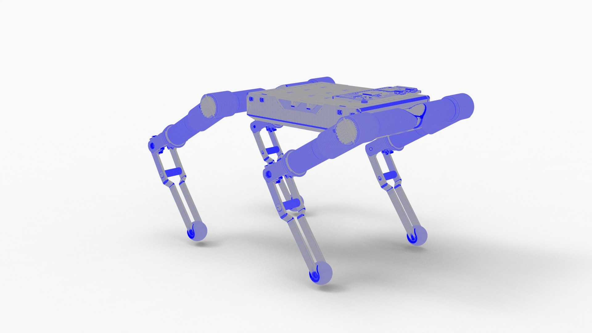 3D Quadruped Robot - TurboSquid 2231545