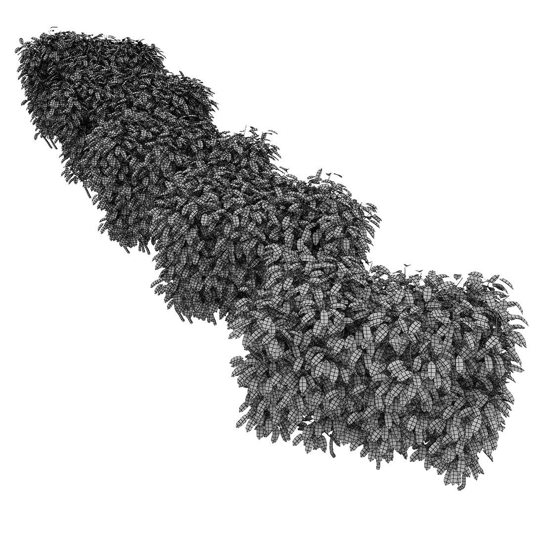 3ds Max Set Bushes