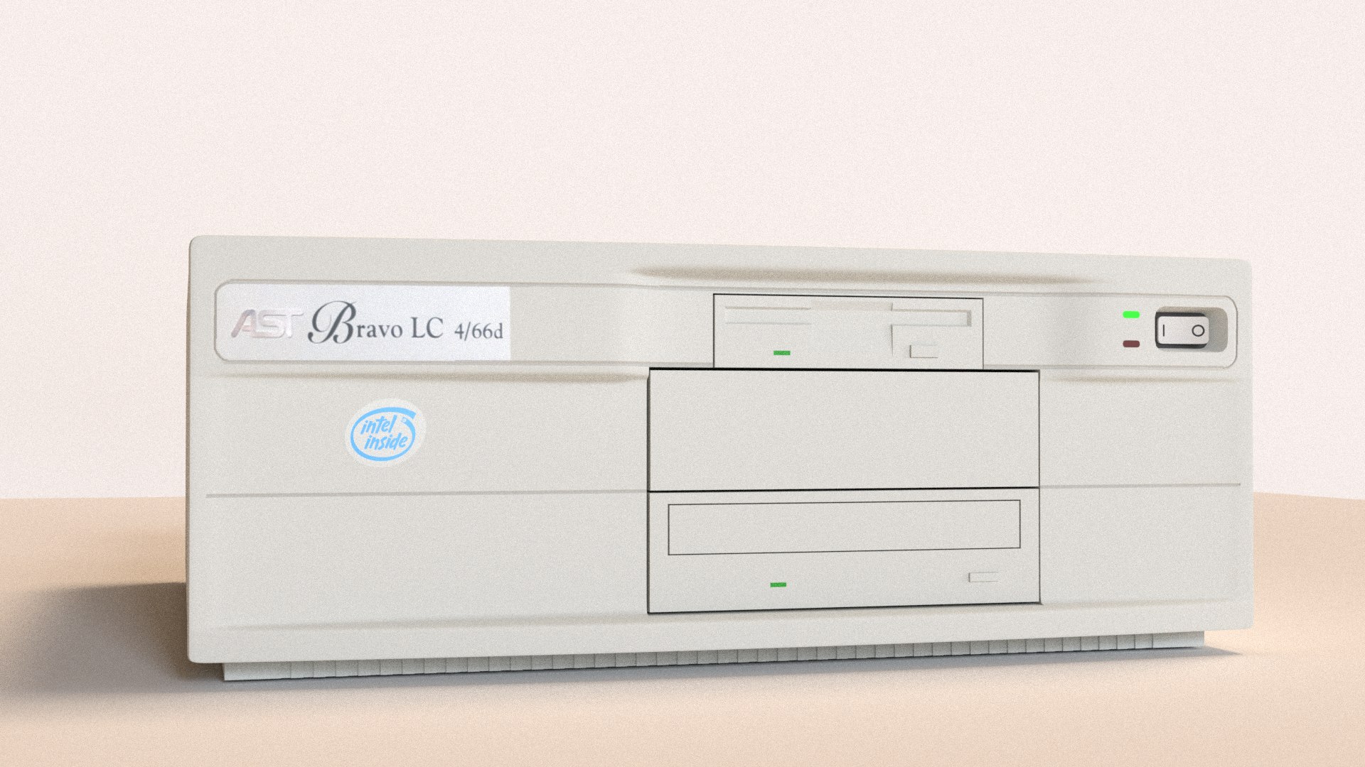 3D model AST Bravo LC - 486 PC - TurboSquid 1806438