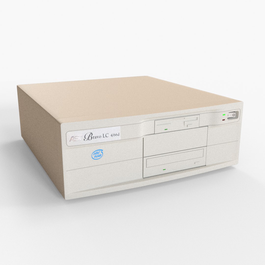 3D model AST Bravo LC - 486 PC - TurboSquid 1806438