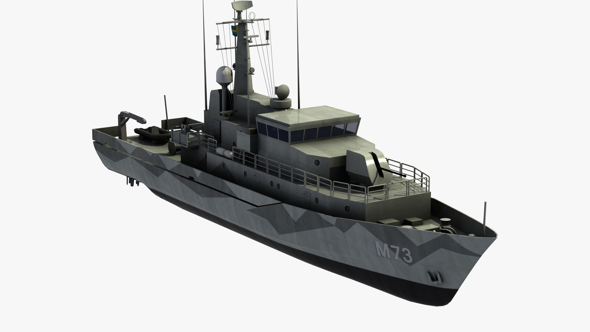 Koster Class Countermeasure Vessel Model - TurboSquid 1476795