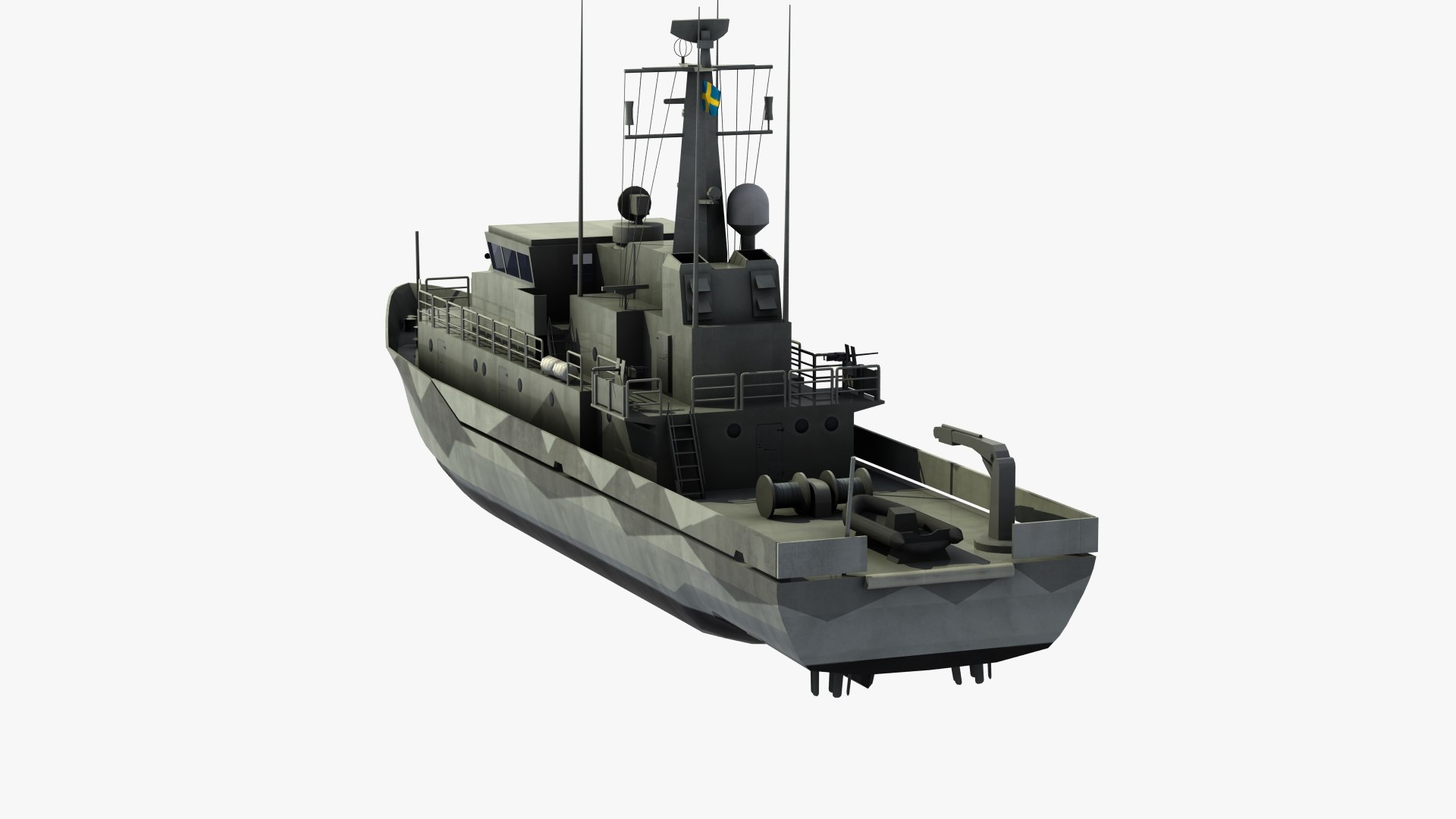 Koster Class Countermeasure Vessel Model - TurboSquid 1476795