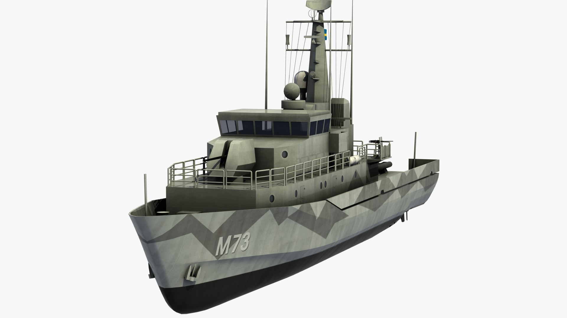 Koster Class Countermeasure Vessel Model - TurboSquid 1476795