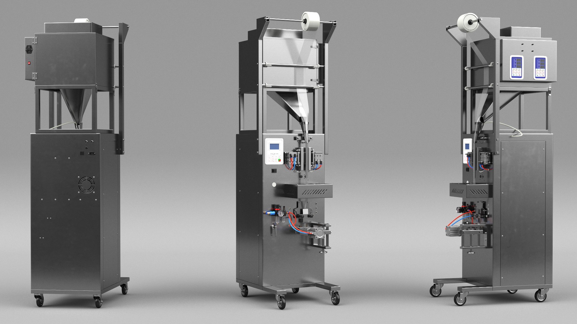 Pouch Packing Machine 3D Model - TurboSquid 2135074
