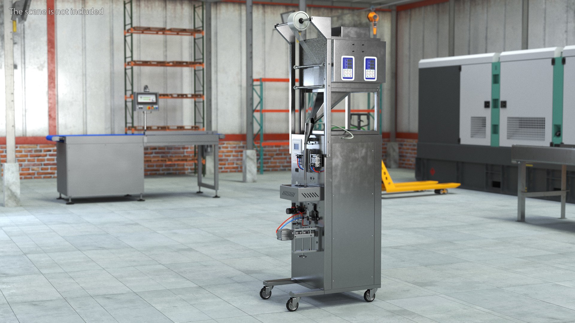 Pouch Packing Machine 3D Model - TurboSquid 2135074