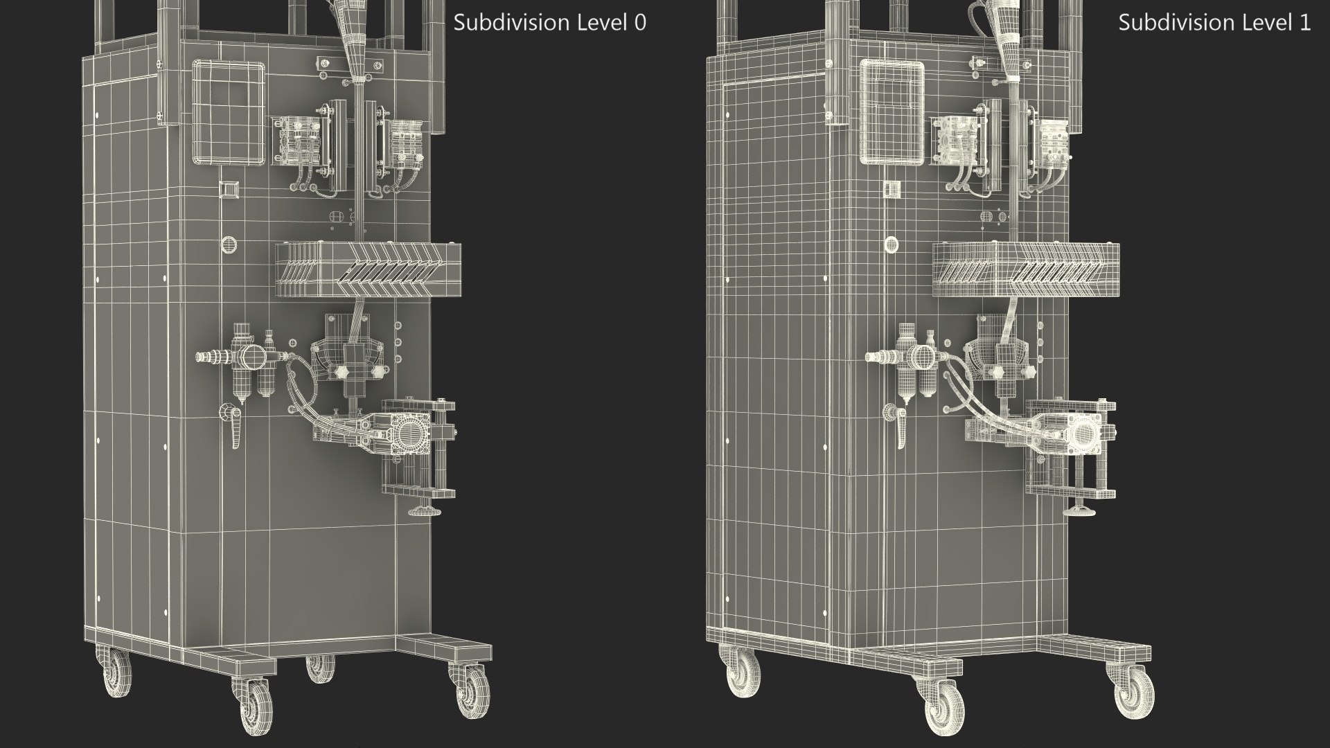 Pouch Packing Machine 3D Model - TurboSquid 2135074
