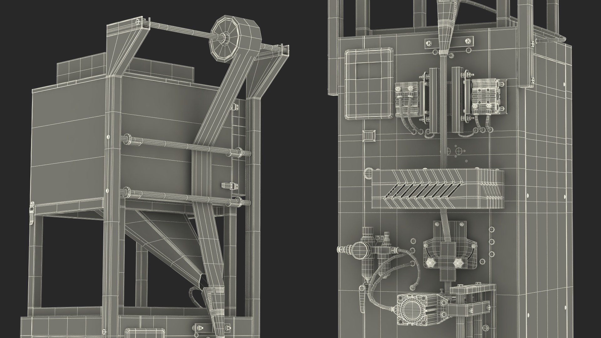 Pouch Packing Machine 3D Model - TurboSquid 2135074