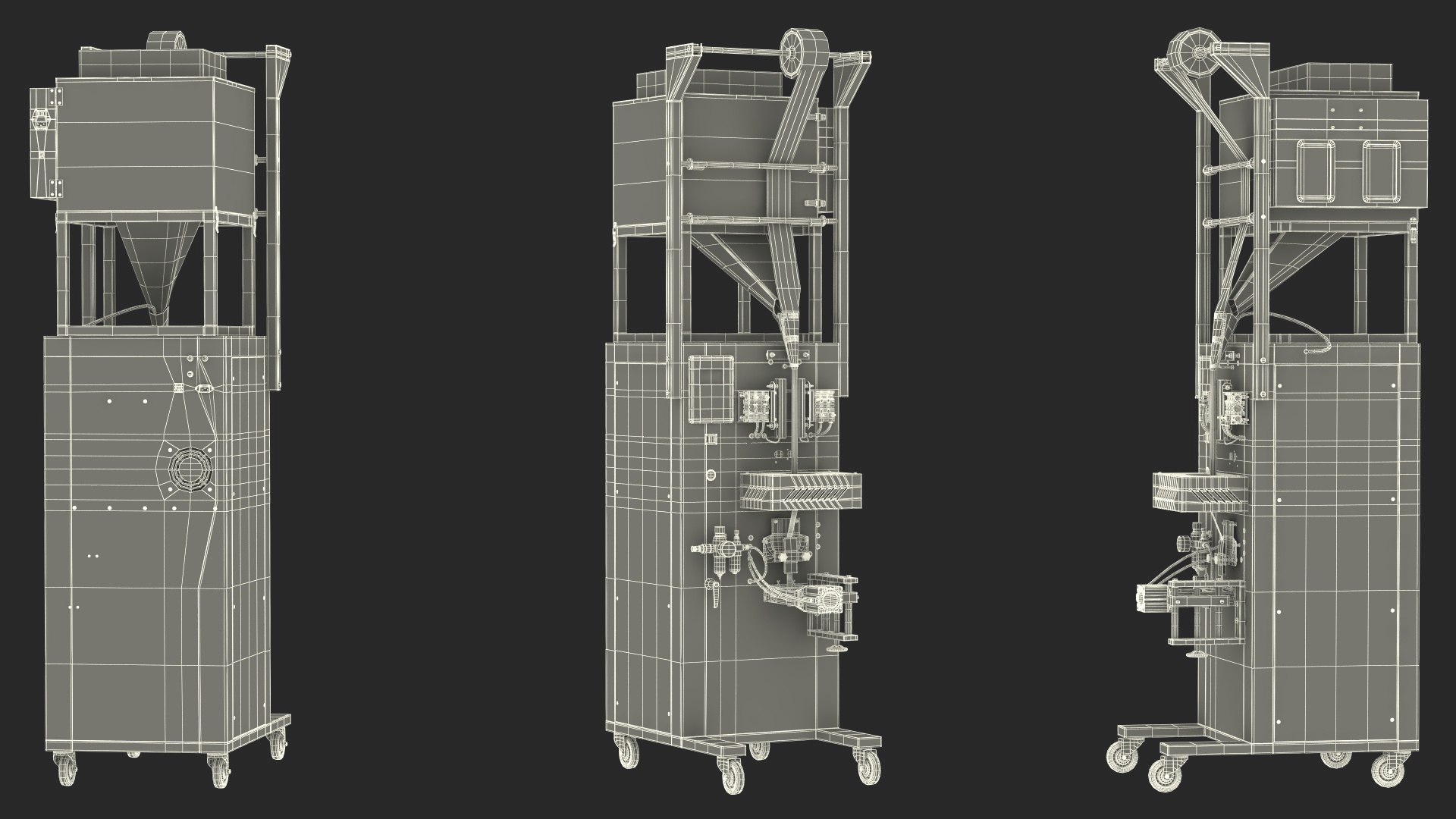 Pouch Packing Machine 3D Model - TurboSquid 2135074
