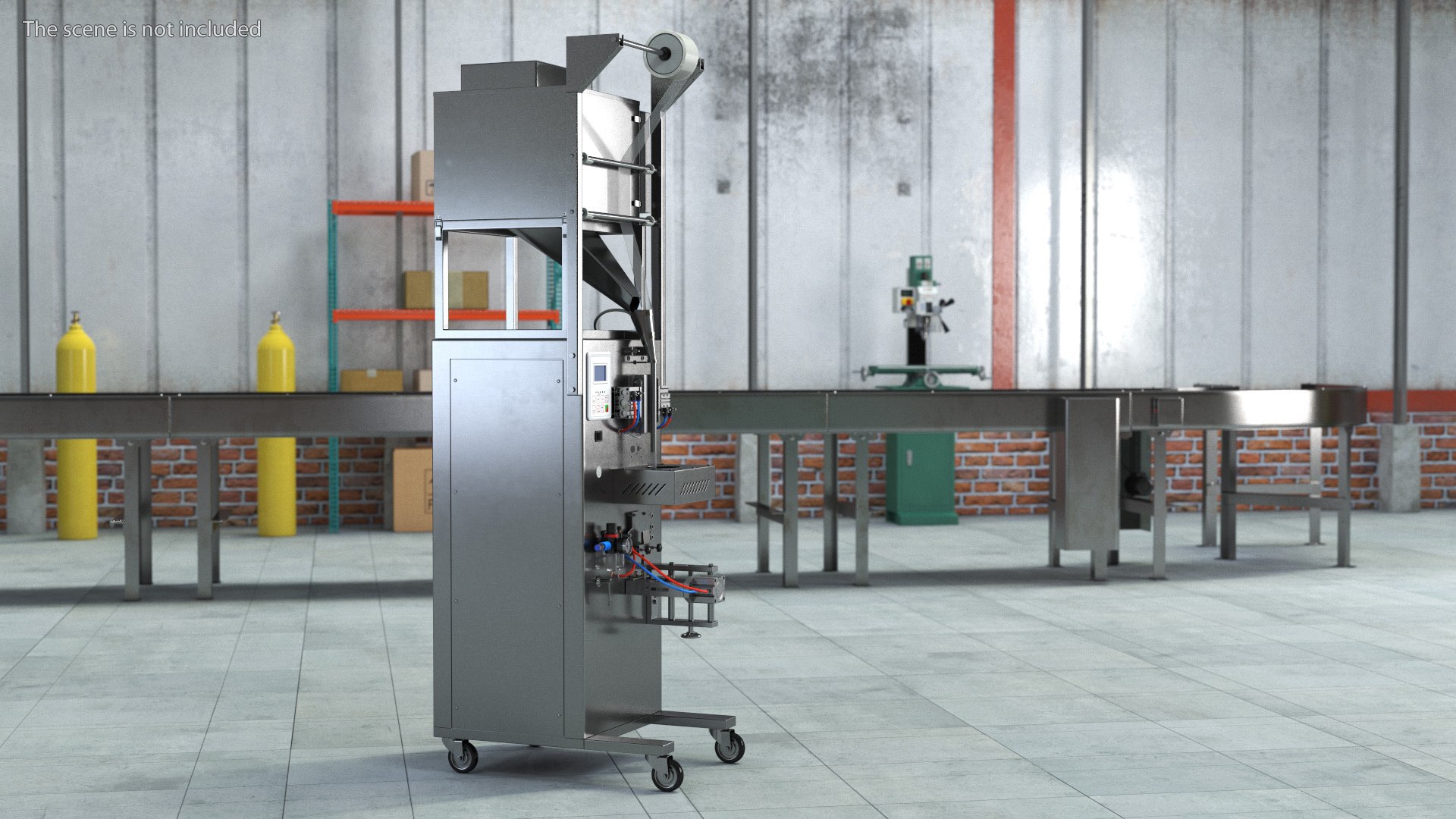 Pouch Packing Machine 3D Model - TurboSquid 2135074