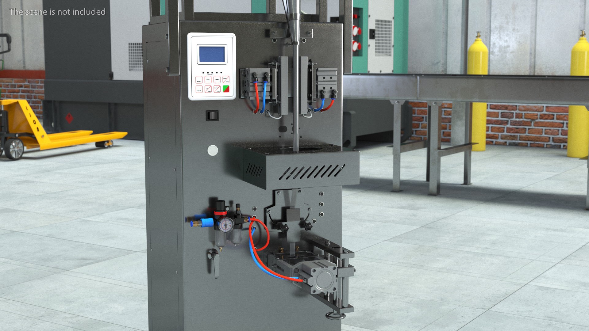 Pouch Packing Machine 3D Model - TurboSquid 2135074