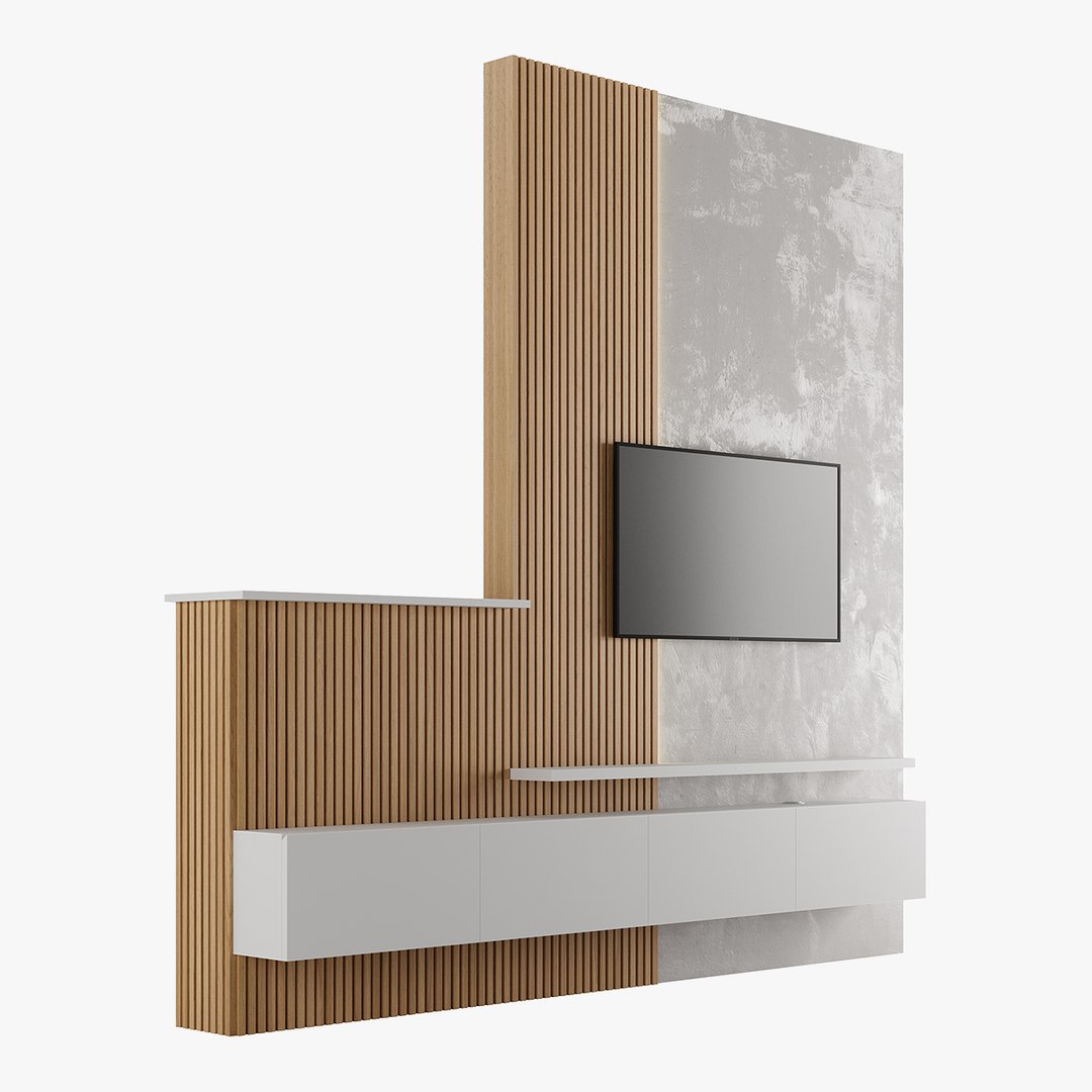 Kitchen Room Furniture TV Stand design by ingriddetalha 3D model ...
