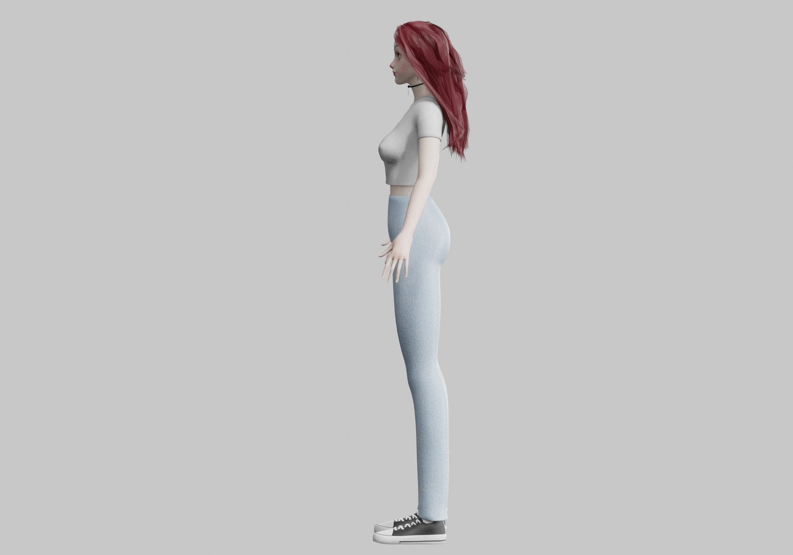 Cartoon Pretty Woman V35967 3D Model - TurboSquid 2278255