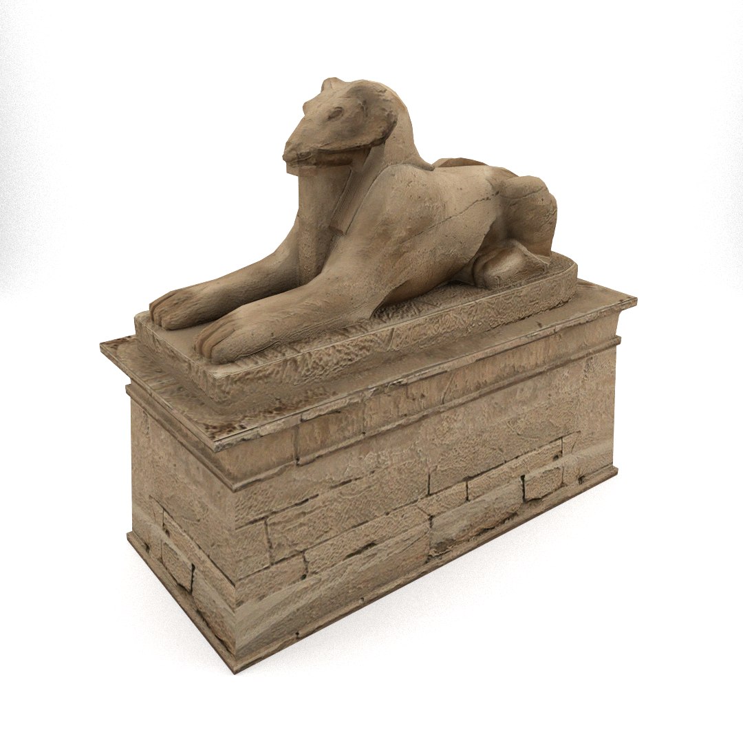 Egypt Egyptian Sphinx 3d Model
