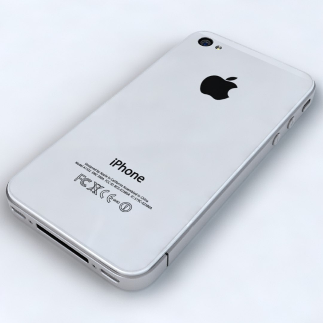 Apple Iphone 4 4s 3d Model