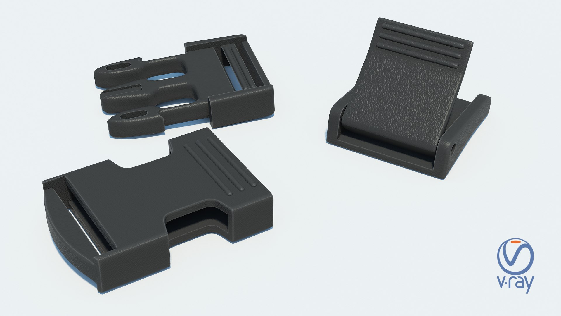 3D Fastex Buckle With Clip - TurboSquid 1962512