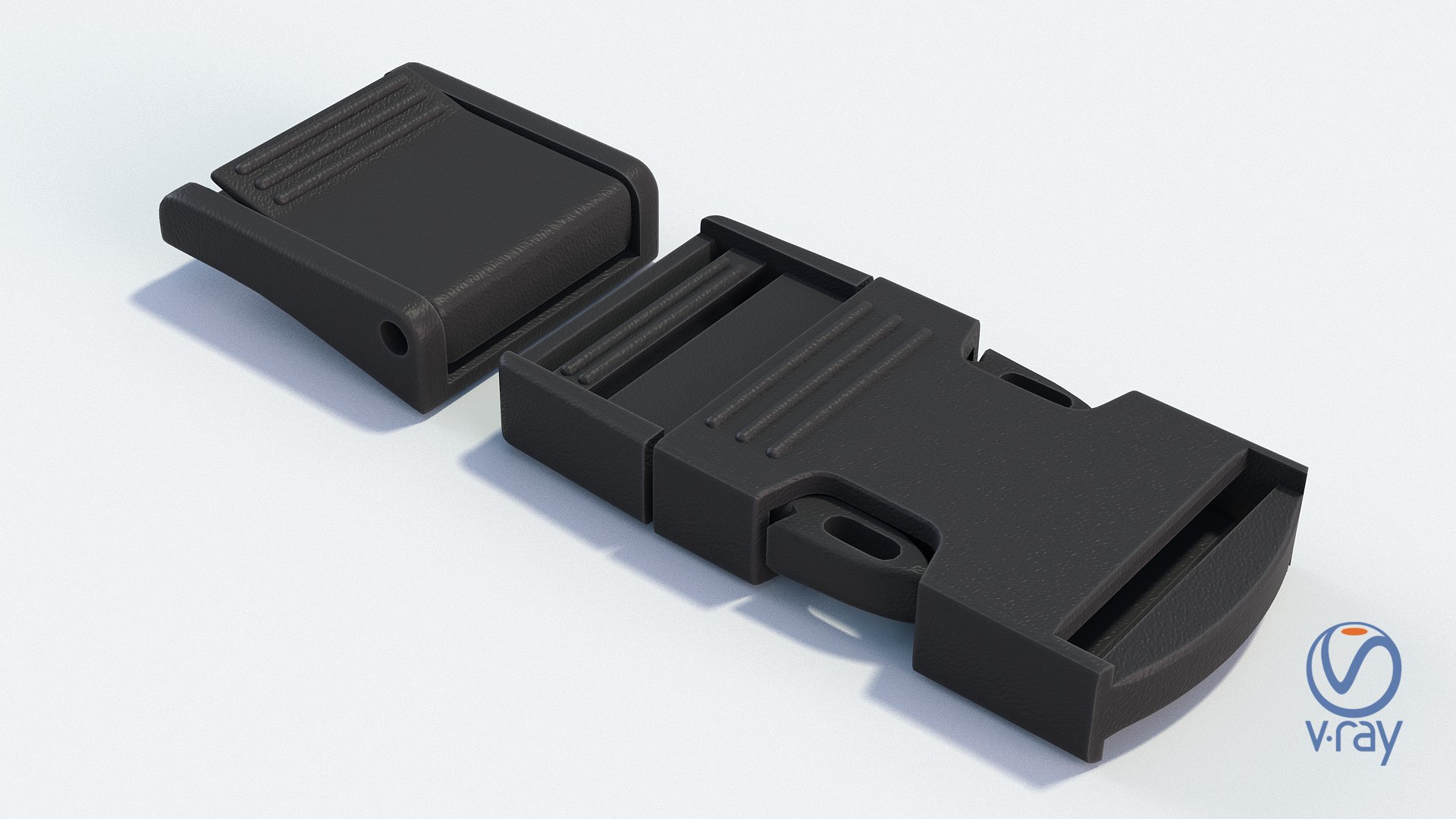 3D Fastex Buckle With Clip - TurboSquid 1962512