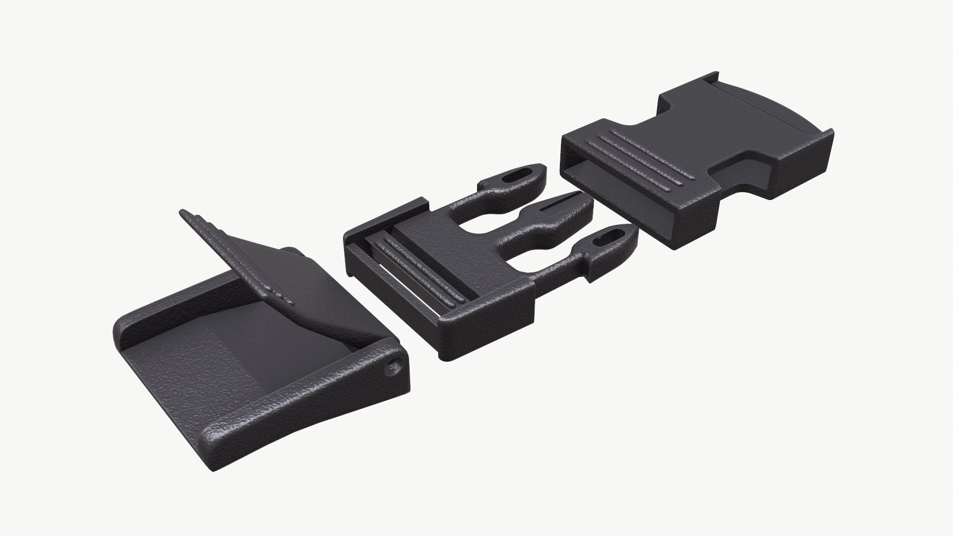 3D Fastex Buckle With Clip - TurboSquid 1962512