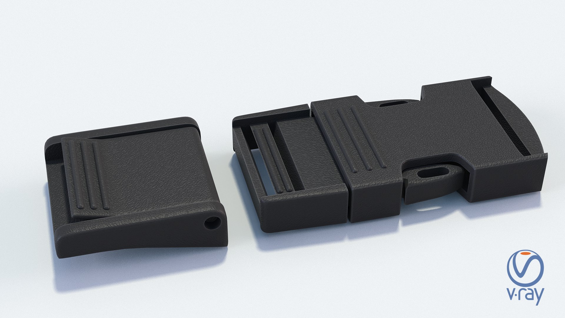 3D Fastex Buckle With Clip - TurboSquid 1962512