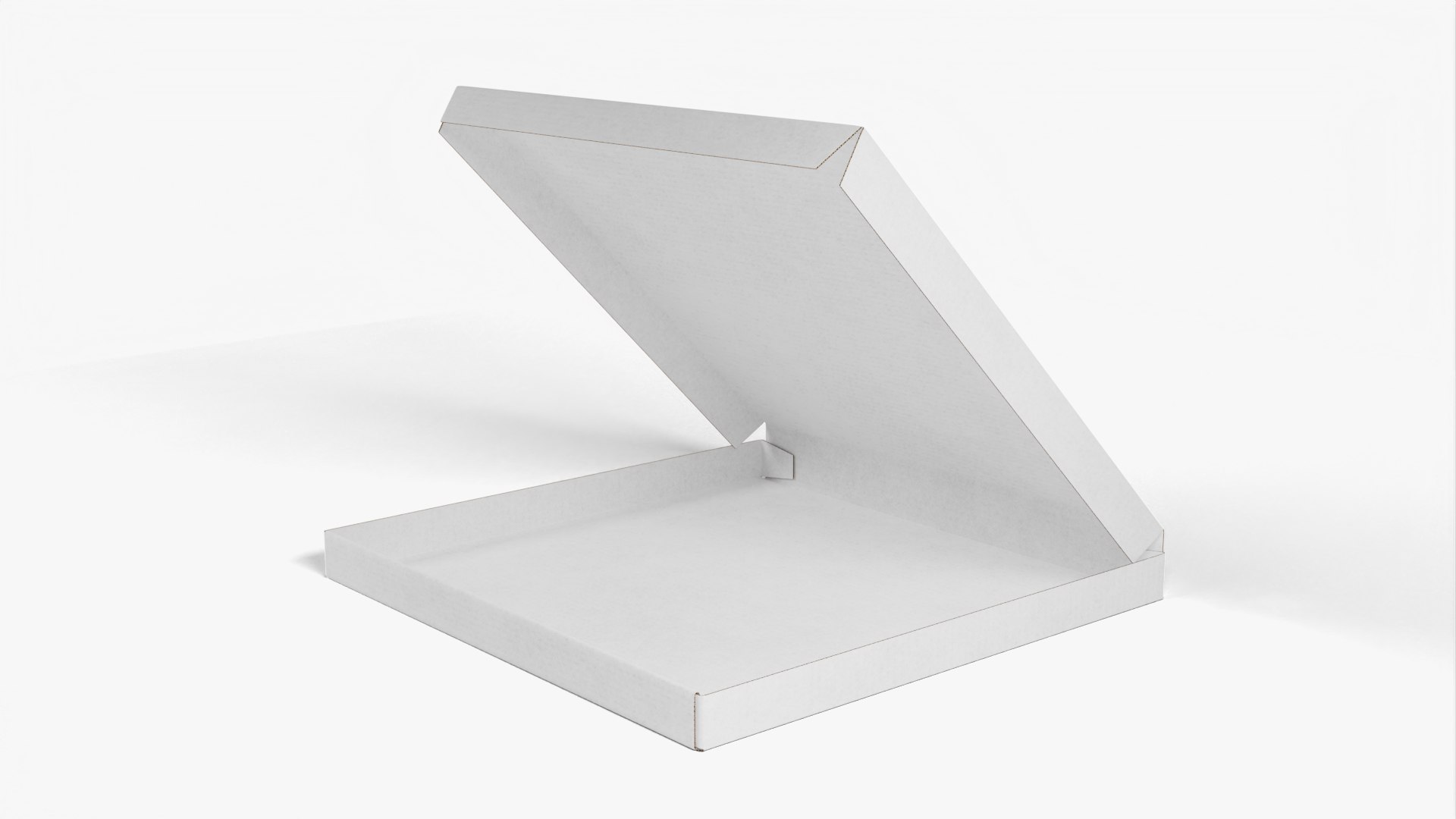 3D 8-inch Pizza Boxes White Paper Mockup - TurboSquid 1978361