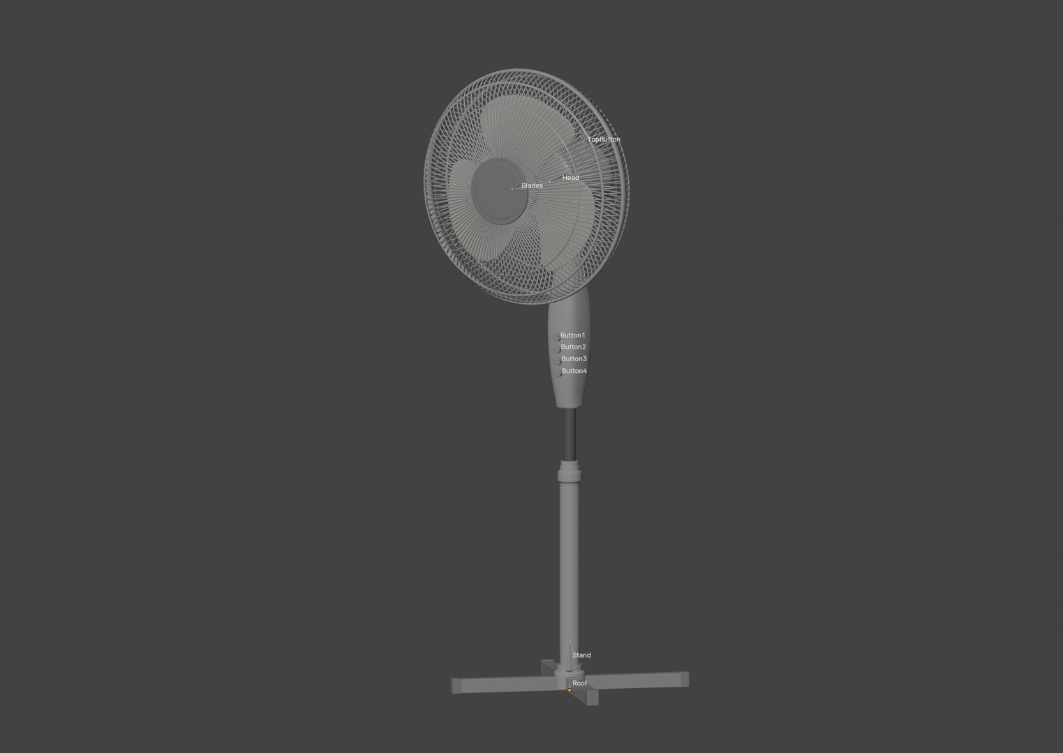 Standing Fan 3D Model - TurboSquid 2198430