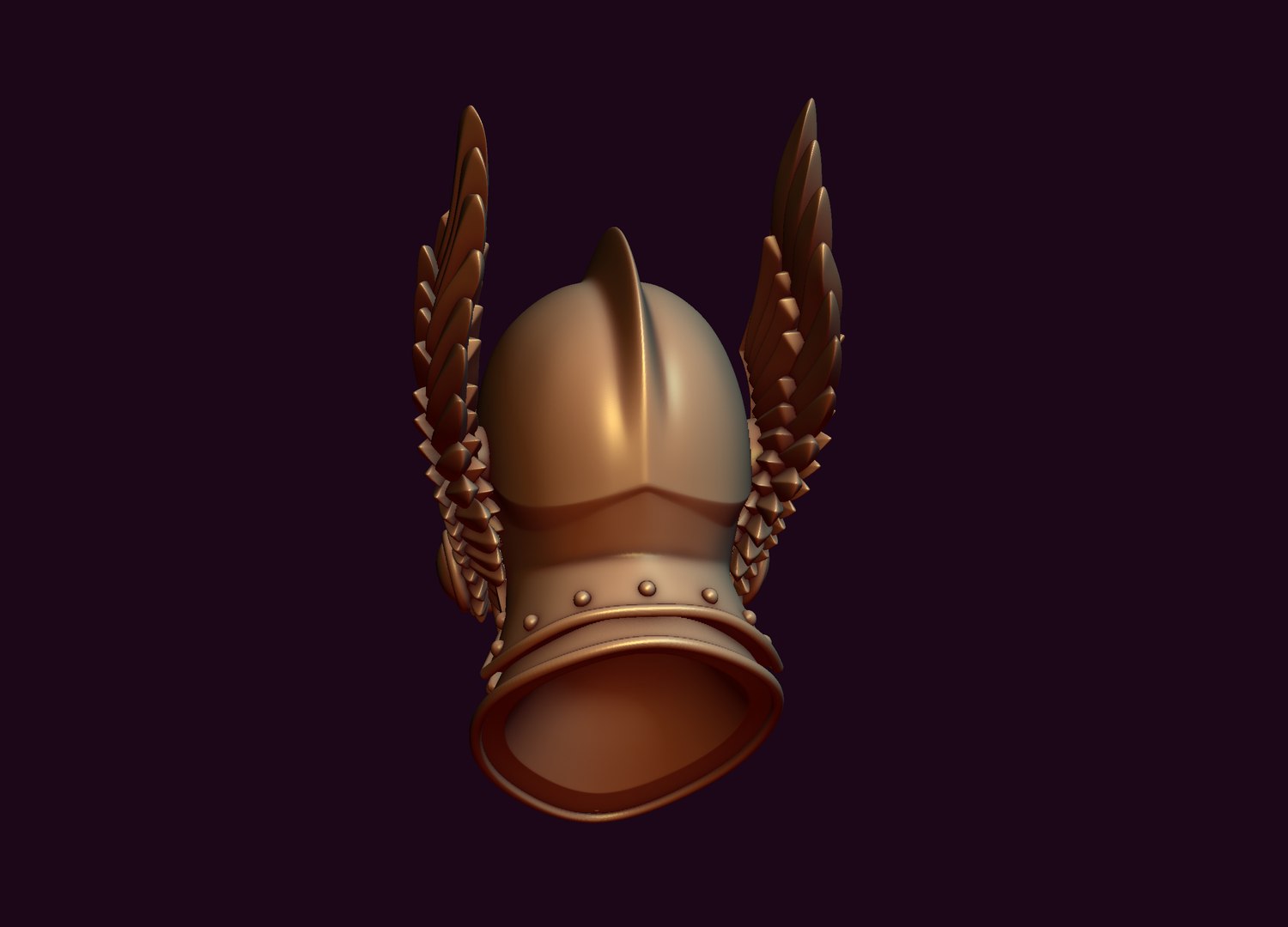 3D Knight Winged Helmet BEAD 3D Print Model - TurboSquid 1874680