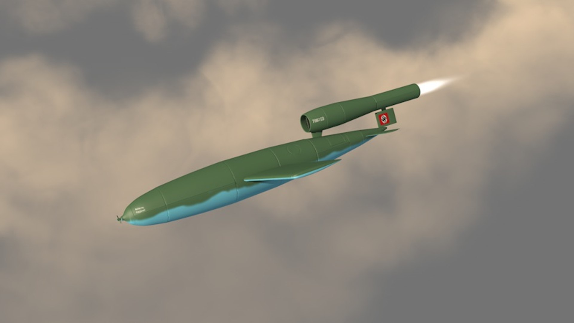 Fieseler V1 3d 3ds