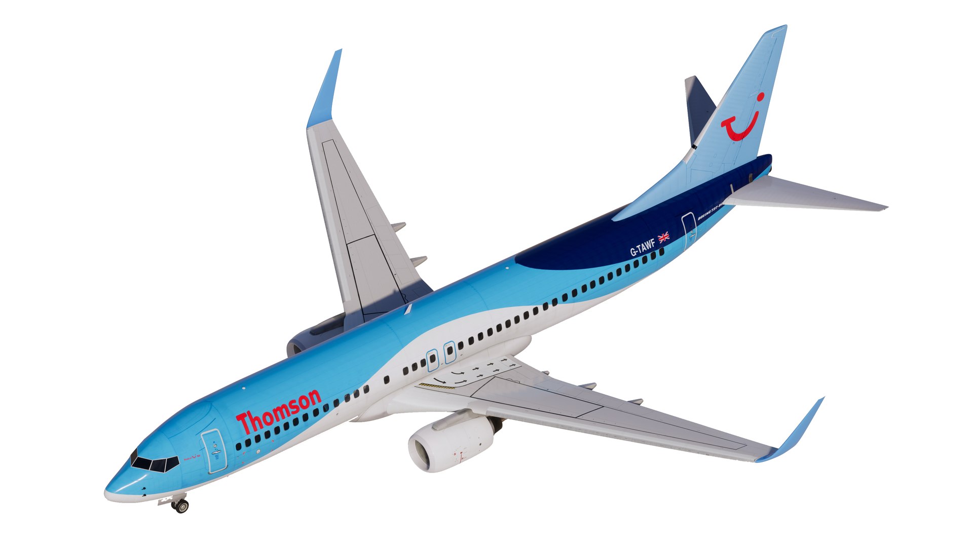 3D Thomson Boeing 737-800 Model - TurboSquid 1983456