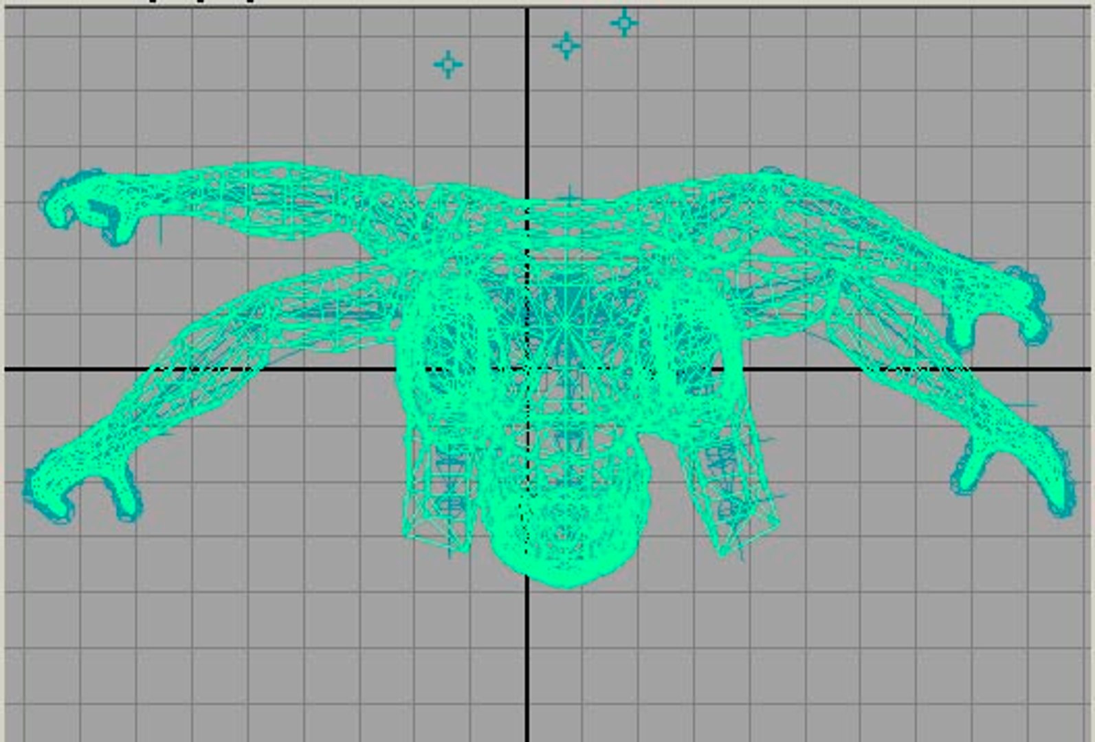 Monster -armed 3d Model