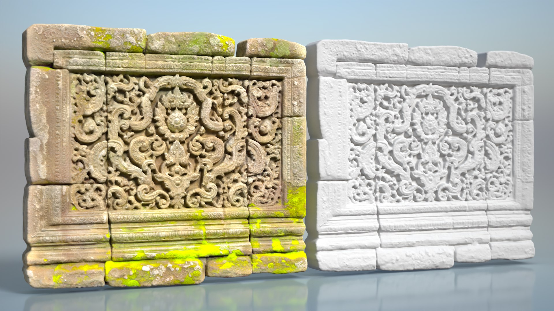 High Poly Ruin Temple Walls - 240705 3D Model - TurboSquid 2251474