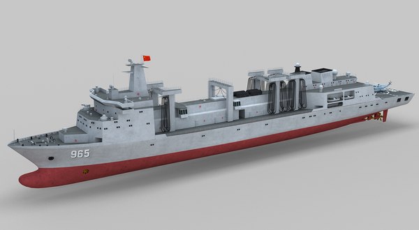 modelo 3d PLA Navy Type 901 Supply Ship - TurboSquid 2035443