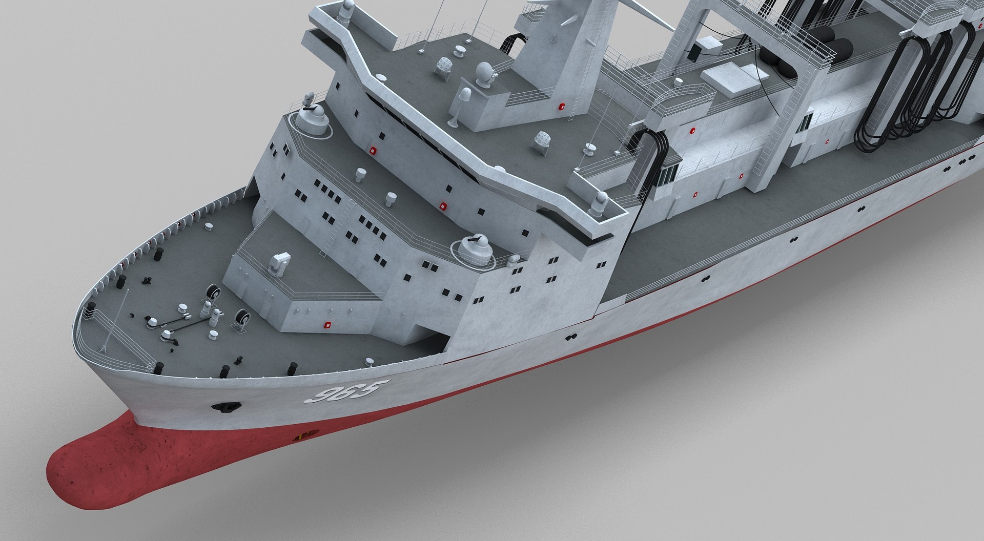 PLA Navy Type 901 Supply Ship 3D Model - TurboSquid 2035443