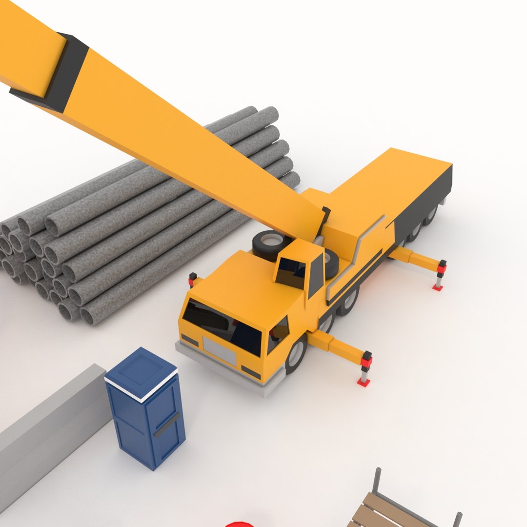 Building Machinery Materials Stylized 3D Model - TurboSquid 1307494