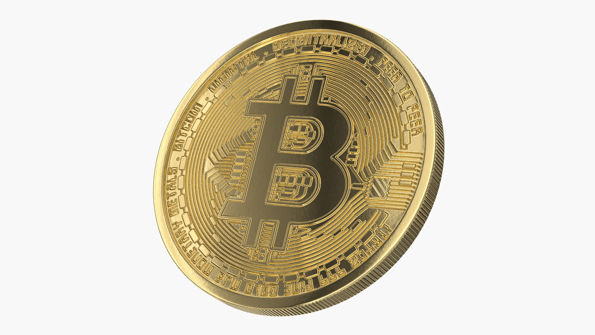 Bitcoin Gold Coin 3D Model - TurboSquid 2276122