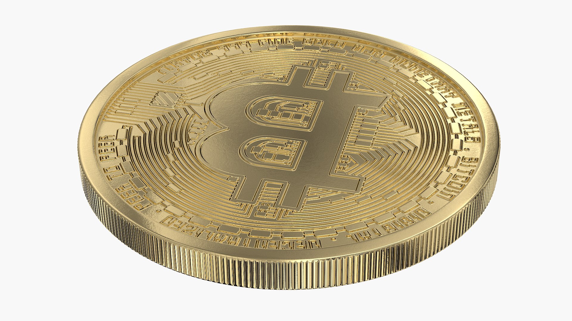 Bitcoin Gold Coin 3D Model - TurboSquid 2276122