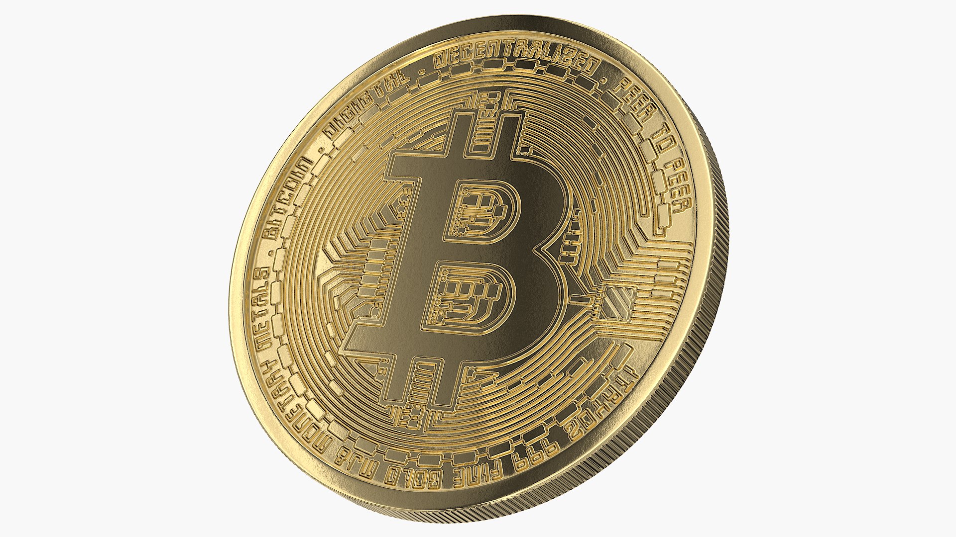 Bitcoin Gold Coin 3D Model - TurboSquid 2276122