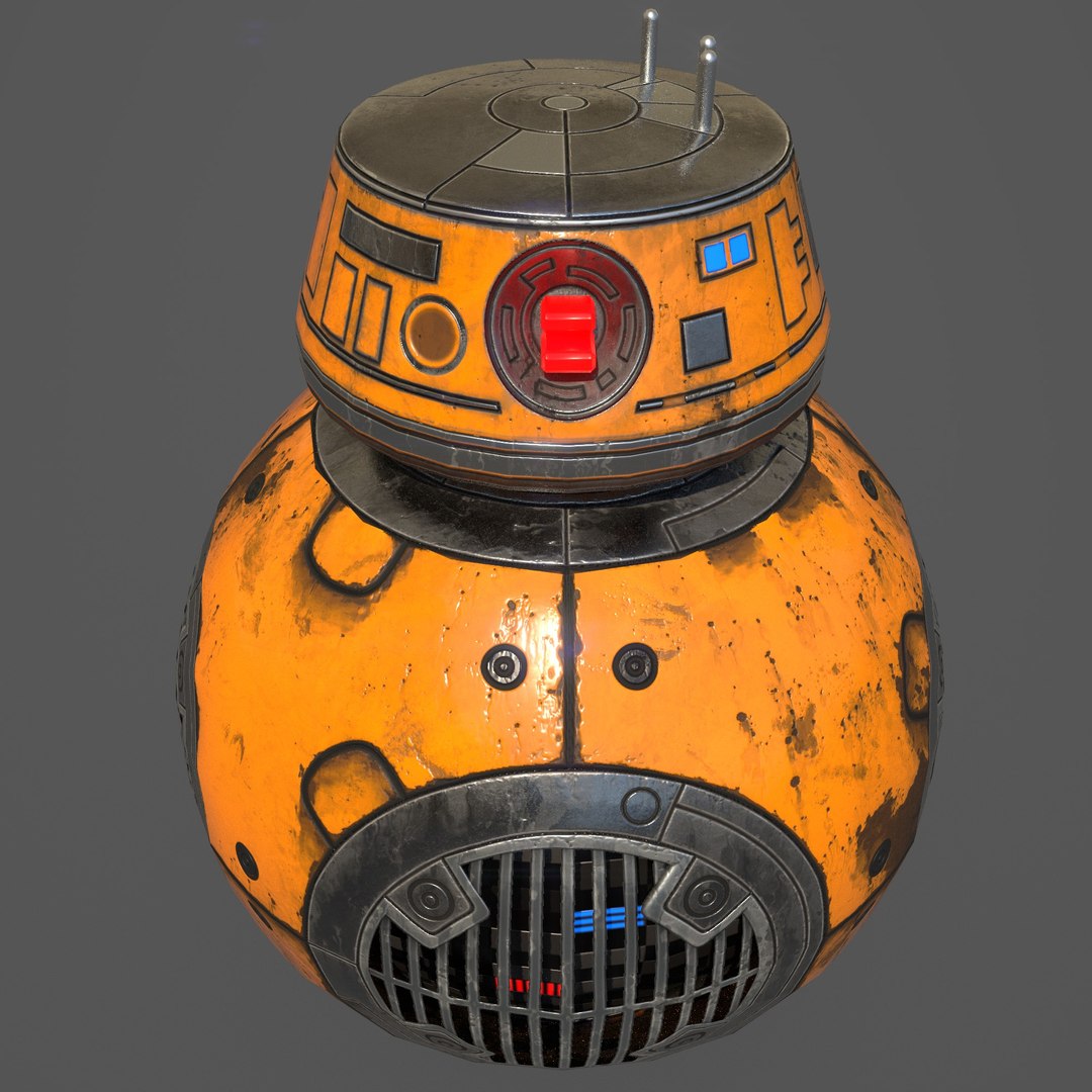 Droid Bb-9e 3D Model - TurboSquid 1301750