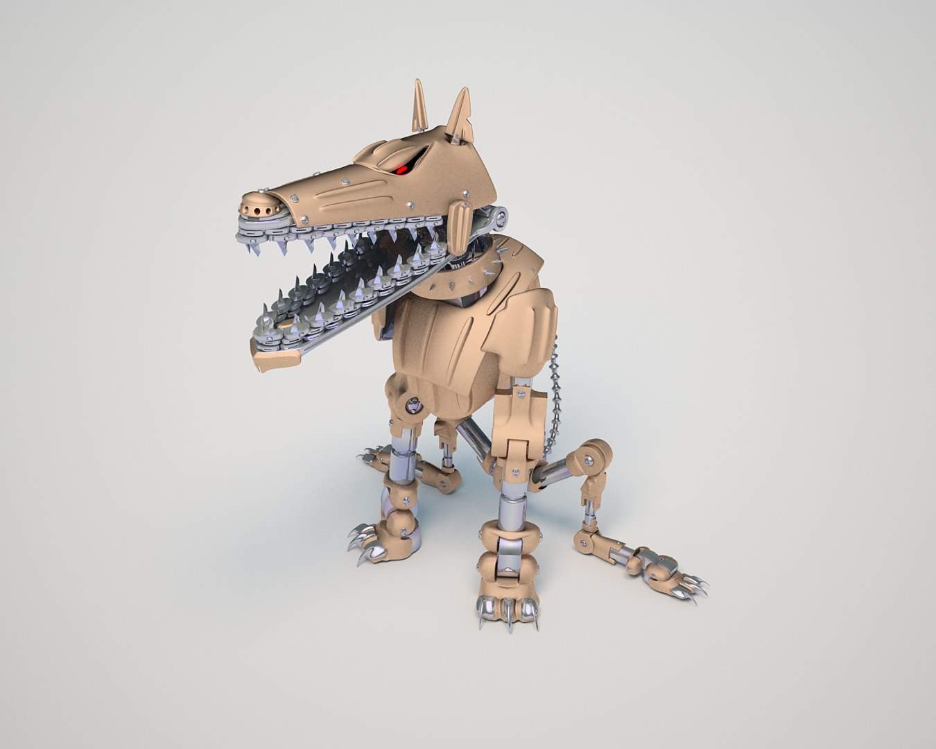 3ds Max Robot Dog