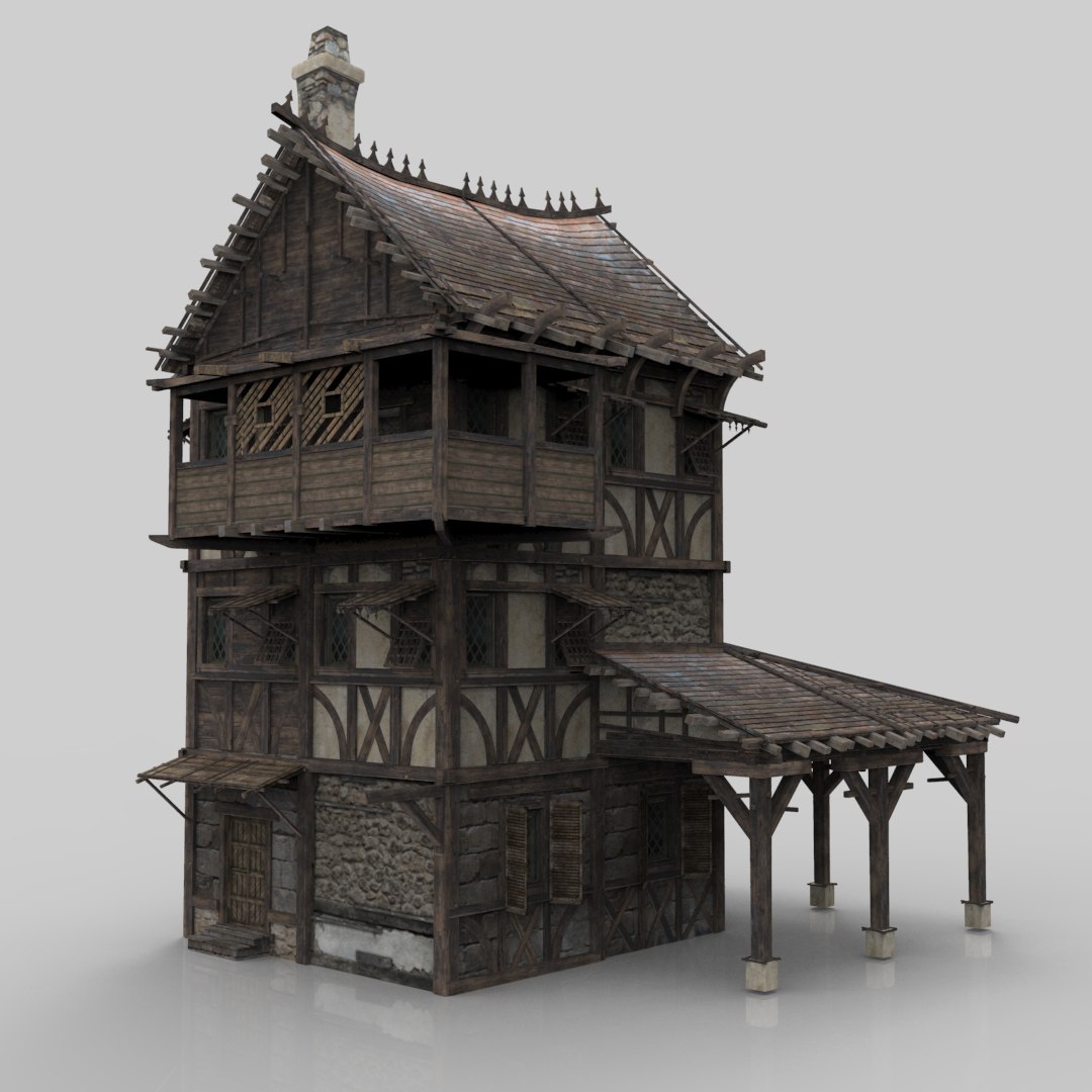 Medieval House Fantasy 06 3D Model - TurboSquid 1252528