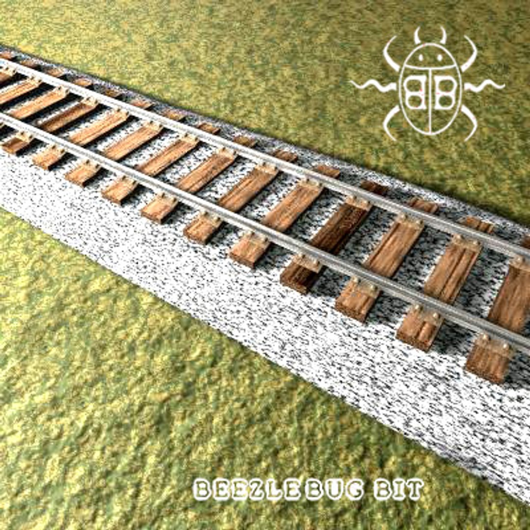 3ds Max Railroad Tracks