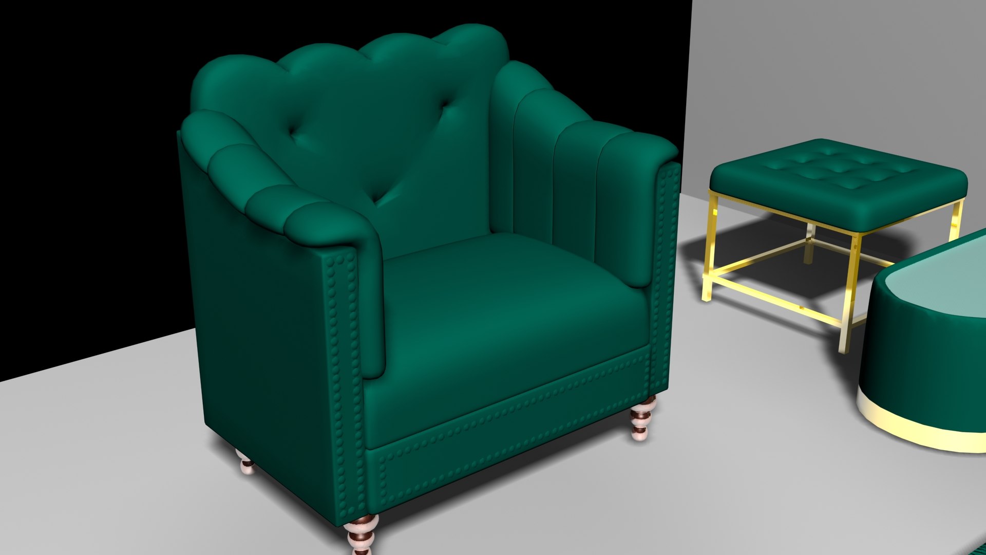 Sofa Set 3D model - TurboSquid 1895844