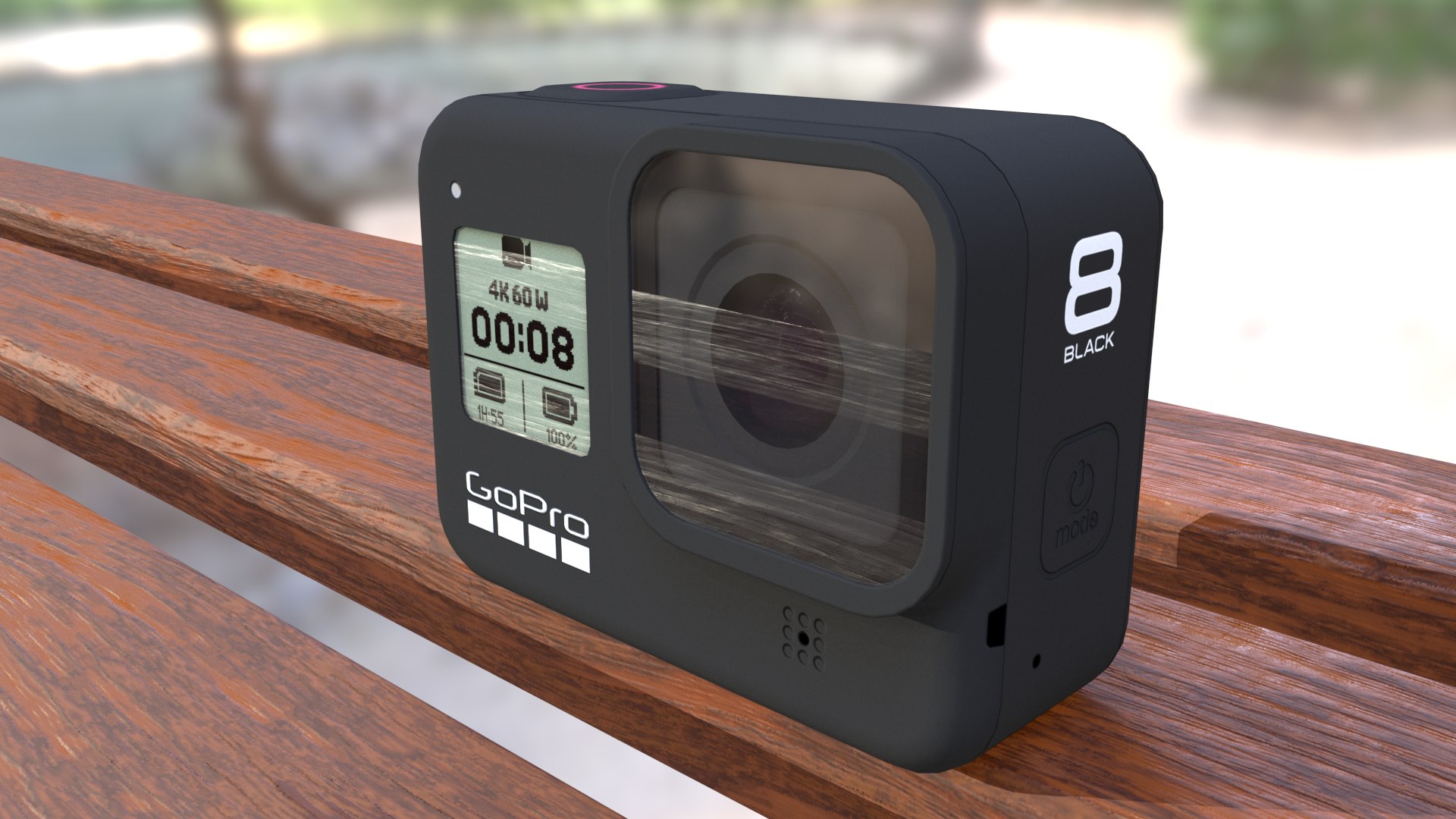 3D Camera Gopro Hero8 Model - TurboSquid 1543451