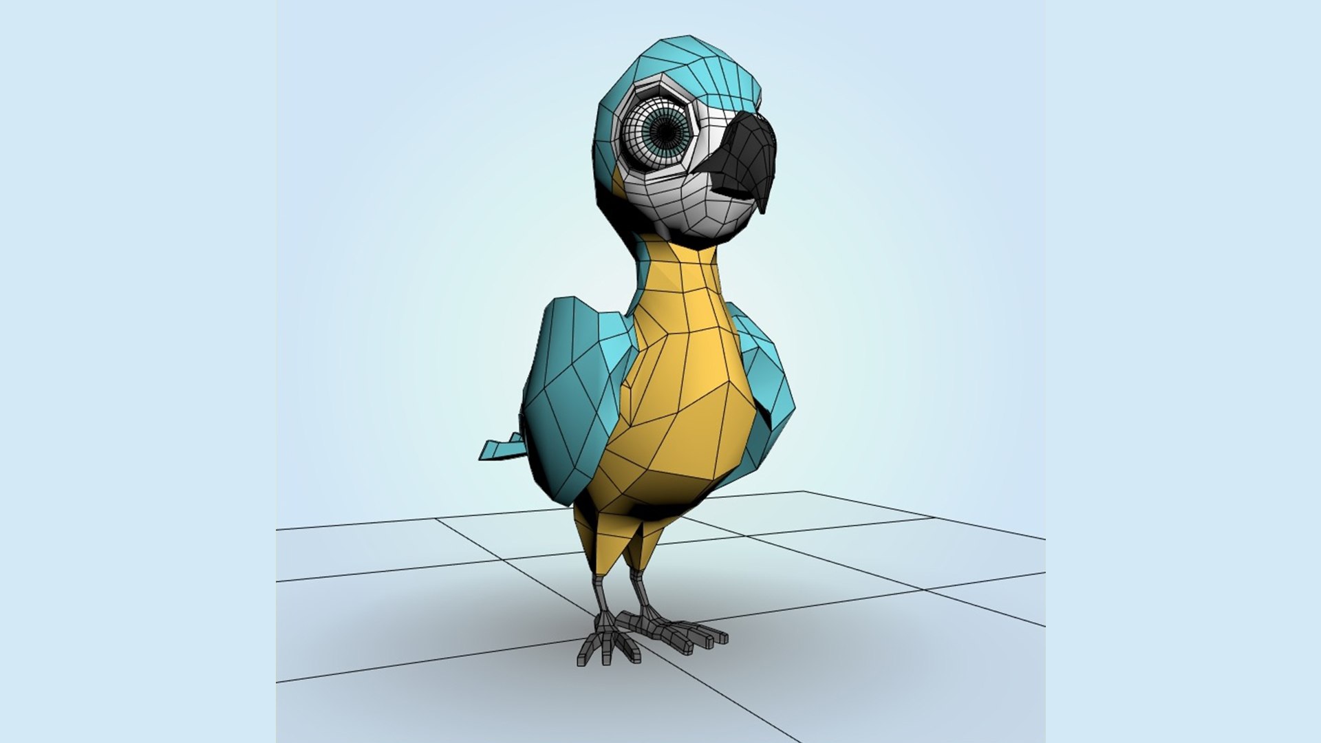 Macaw Model - TurboSquid 2001377