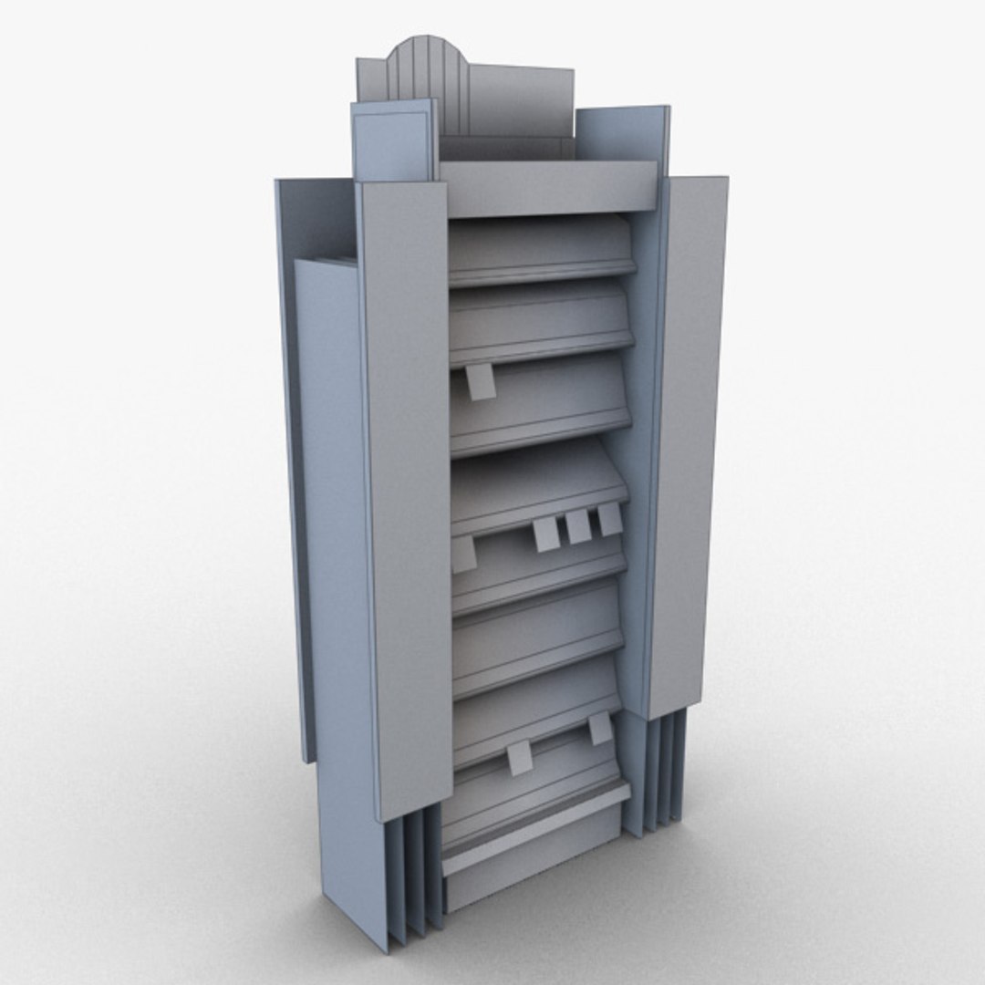 3d Model Retail End Cap
