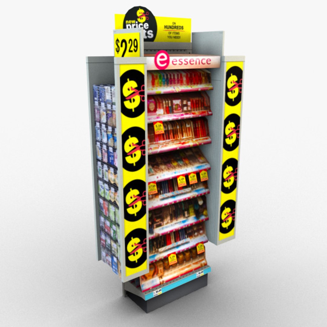 3d Model Retail End Cap